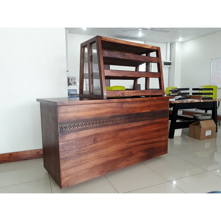 Muffin trolley. 1600x800x1800 mm. Teak