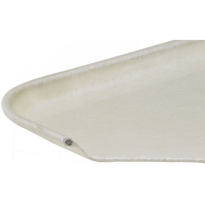 15" x 20" Tray, Rectangular, Fiberglass, Black - 12/Case